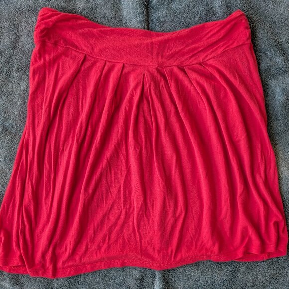 VENUS | Skirts | Venus Coral Flowy Elastic Waist Medium Skirt | Poshmark
